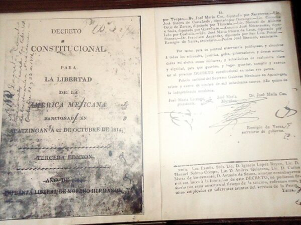 Constitución de Apatzingán, la primera de México