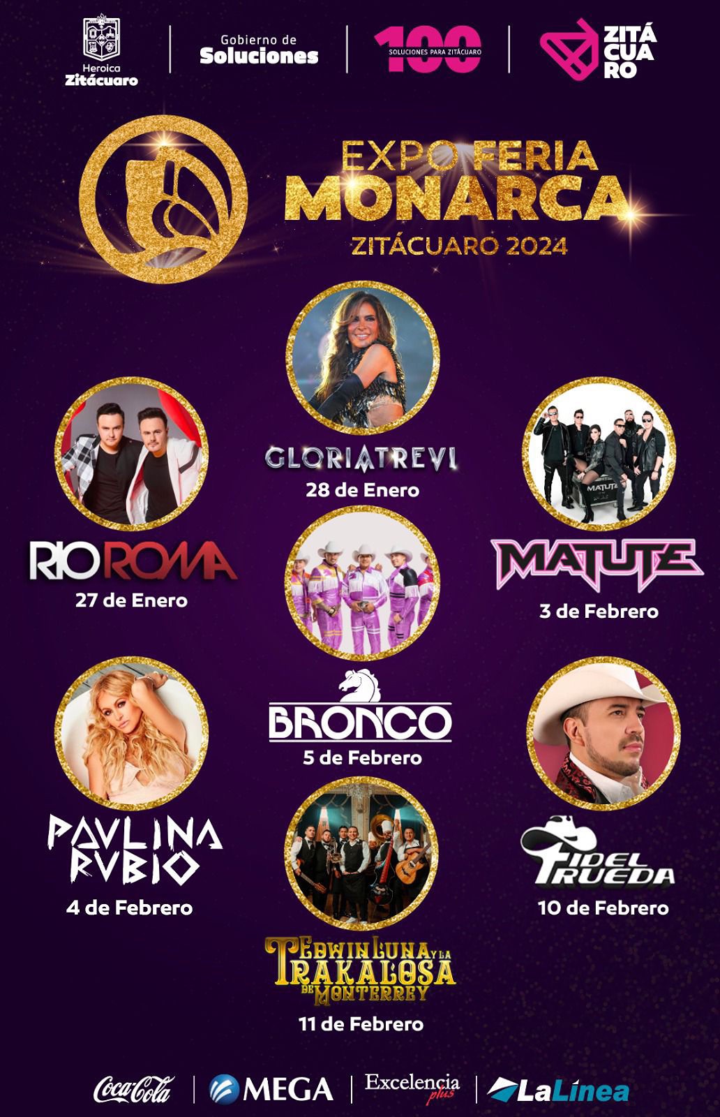 Expo Feria Monarca 2024: Conciertos y entretenimiento