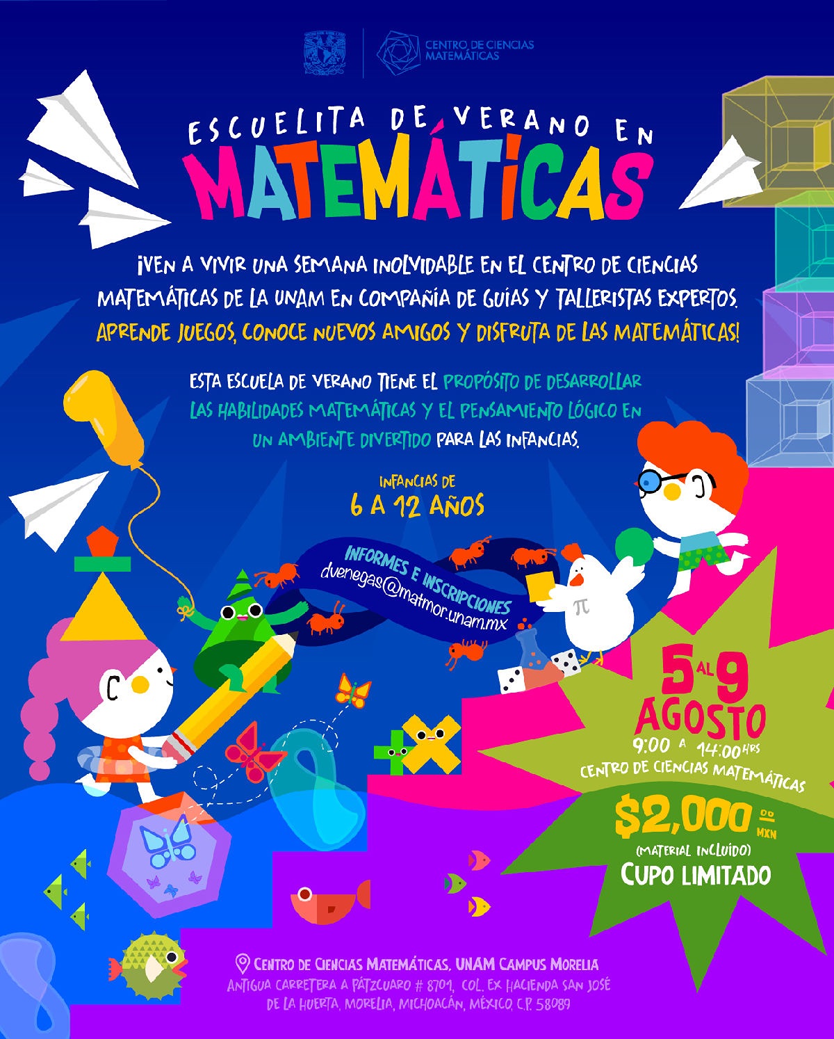 Aprende y diviértete en la escuelita de verano en Matemáticas de la ... Aprende y diviértete en la escuelita de verano en Matemáticas de la ...