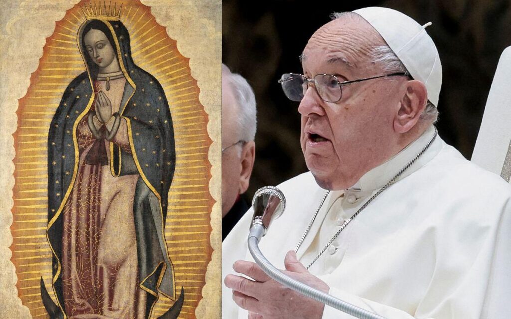 Papa Francisco critica el uso ideológico de la Virgen de Guadalupe