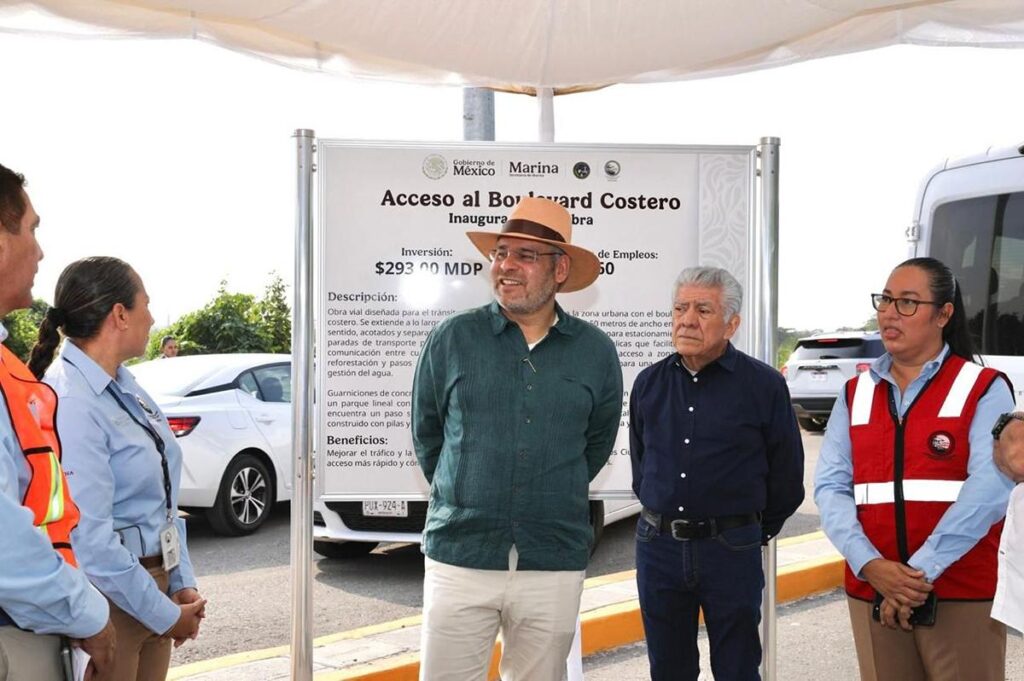 Supervisa Bedolla el bulevar Costero en Lázaro Cárdenas