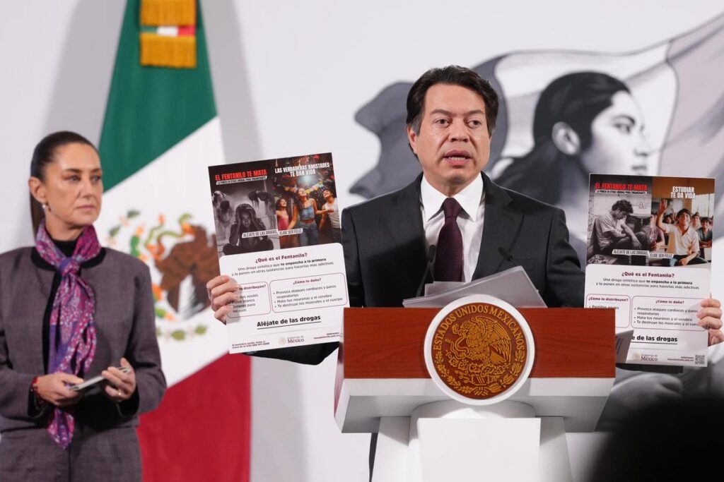 Gobierno de México presenta campaña antidrogas contra fentanilo