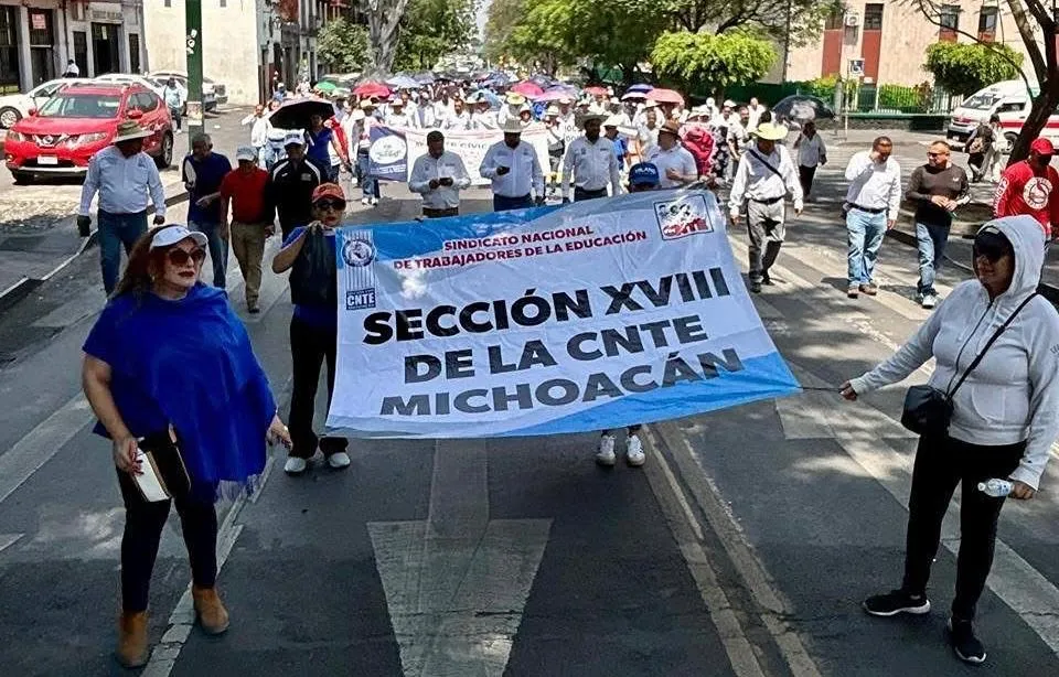 Marcha del Magisterio en Morelia: Todo lo que debes saber