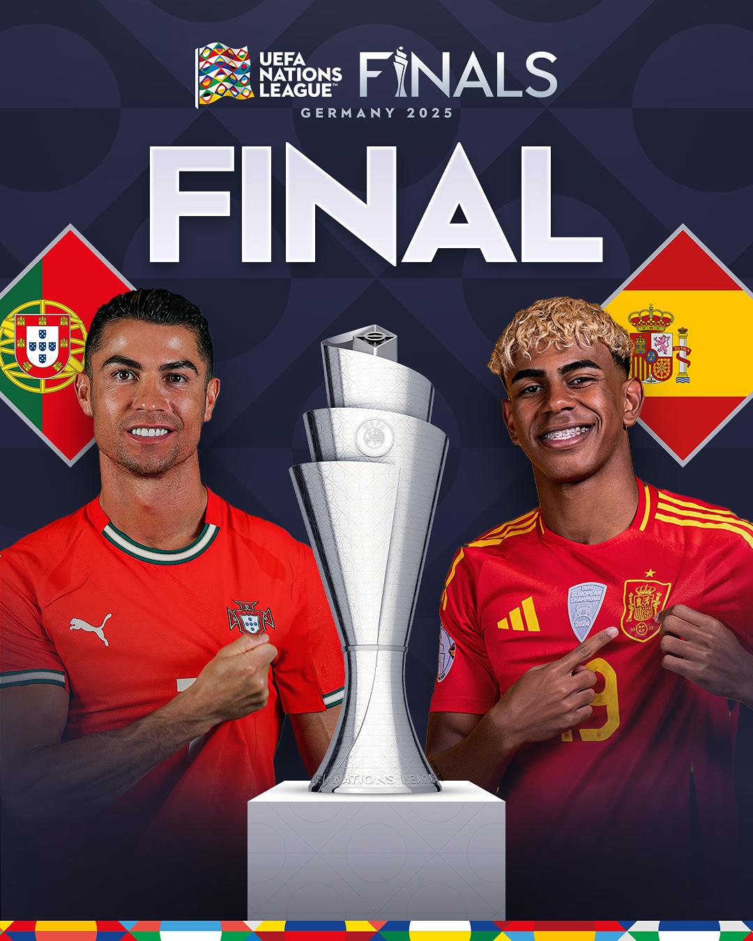 ¿Dónde ver en vivo Portugal vs España en la Final de Nations League?