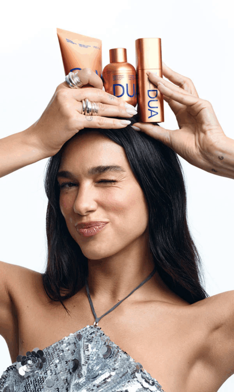 Dua Lipa lanza "DUA by AB", su línea de skincare