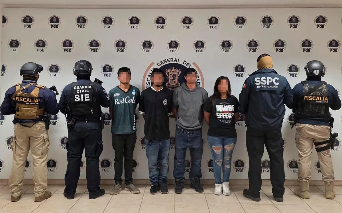 SSP y SSPC rescatan víctima de secuestro en Morelia; detienen a 4