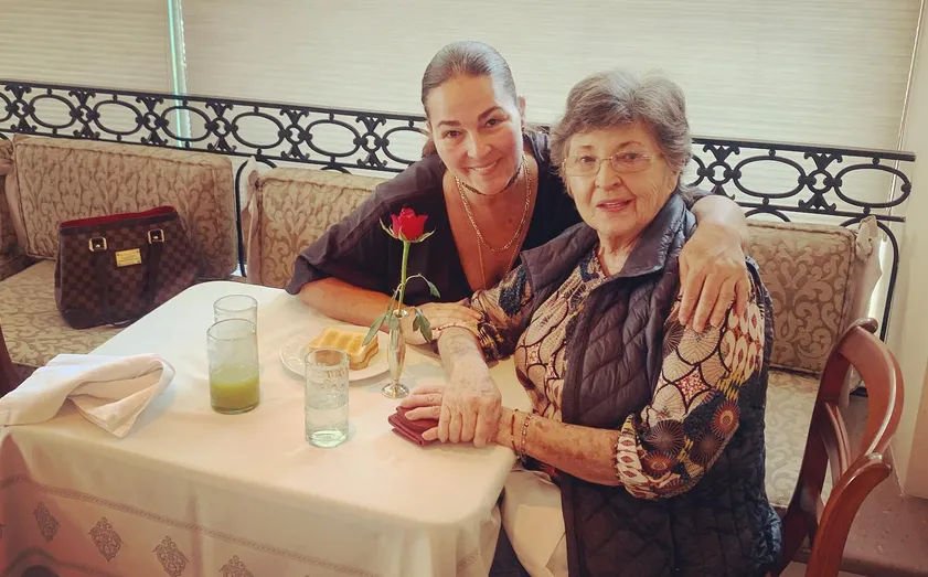 Eugenia Cauduro despide a su madre Silvia Rodríguez