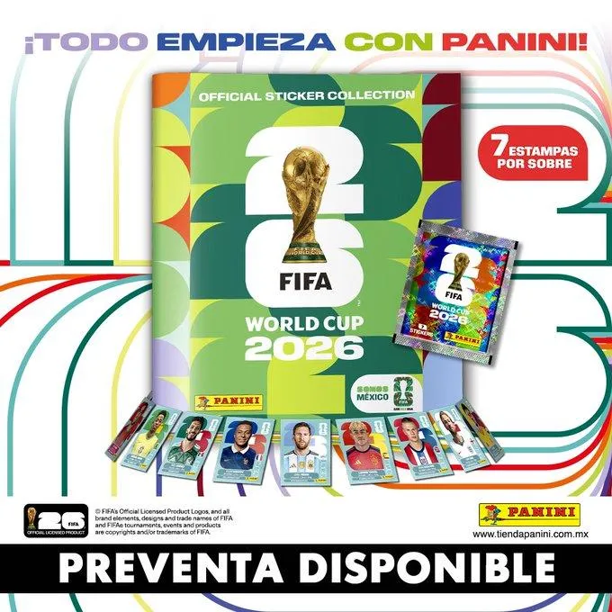 Álbum Panini Mundial 2026, sus precios y dónde comprarlo